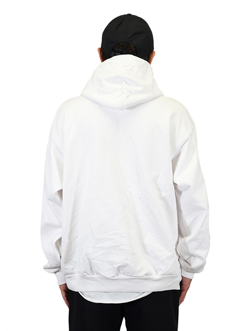 LOS ANGELES APPAREL 14 oz Hoodie White ETOFFE LOS ANGELES APPAREL 14 oz Hoodie White ETOFFE